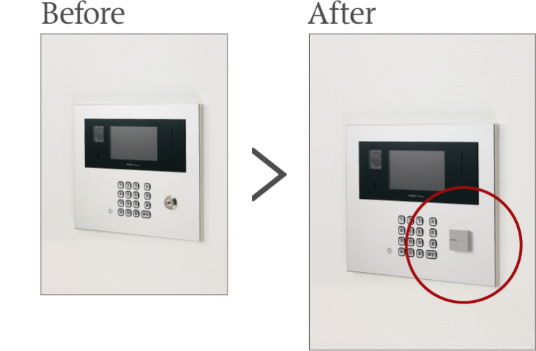 後付けでエントランスのオートロックをハンズフリーに！Clavis「Tebra one」シリーズのご紹介 | キーホームサービス